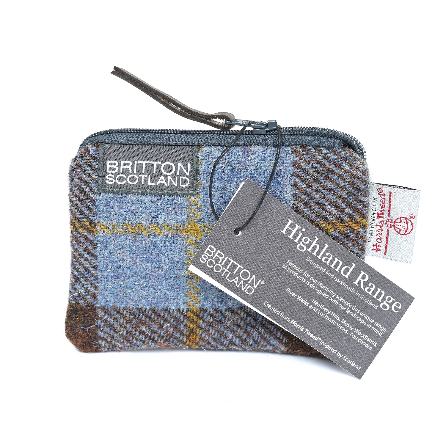 Harris Tweed Highland Card Purse | Britton SCOTLAND