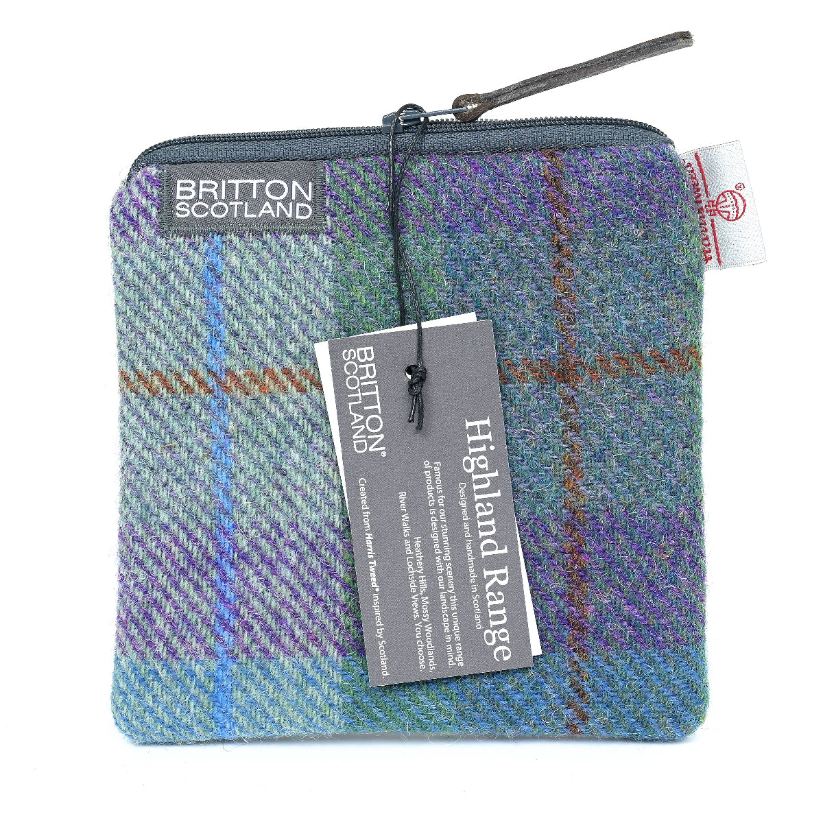 Harris Tweed Highland Large Purse | Britton SCOTLAND